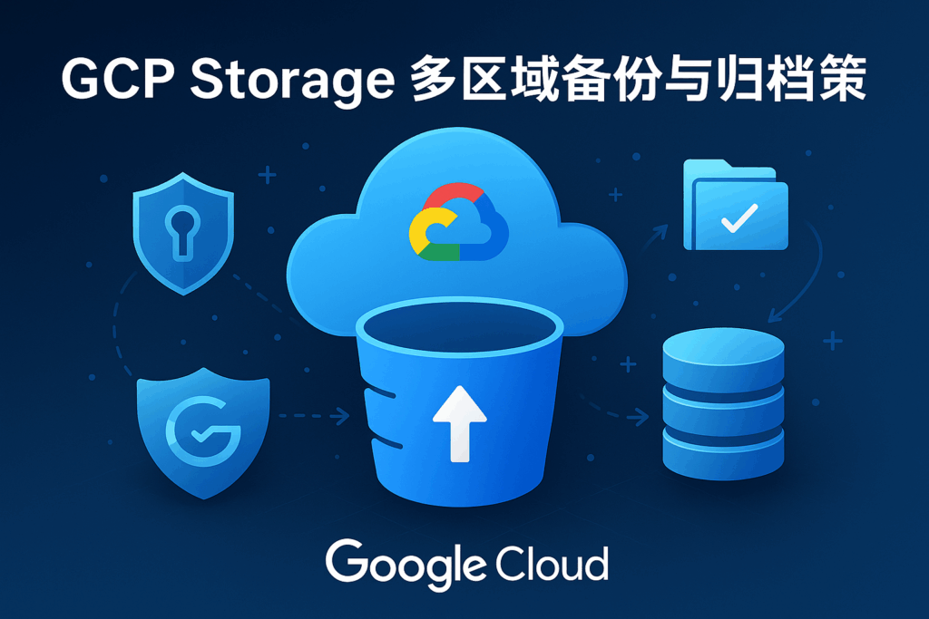 ☁️ GCP Storage 多区域备份与归档策略 | 构建高可用与低成本的云存储体系 - 国际云全球核代 91CLOUD