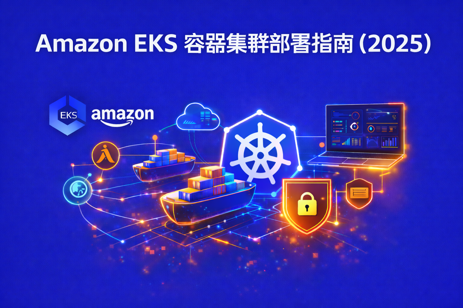 Amazon EKS 容器集群部署指南（2025）：企业级 Kubernetes 实战 - 国际云全球核代 91CLOUD